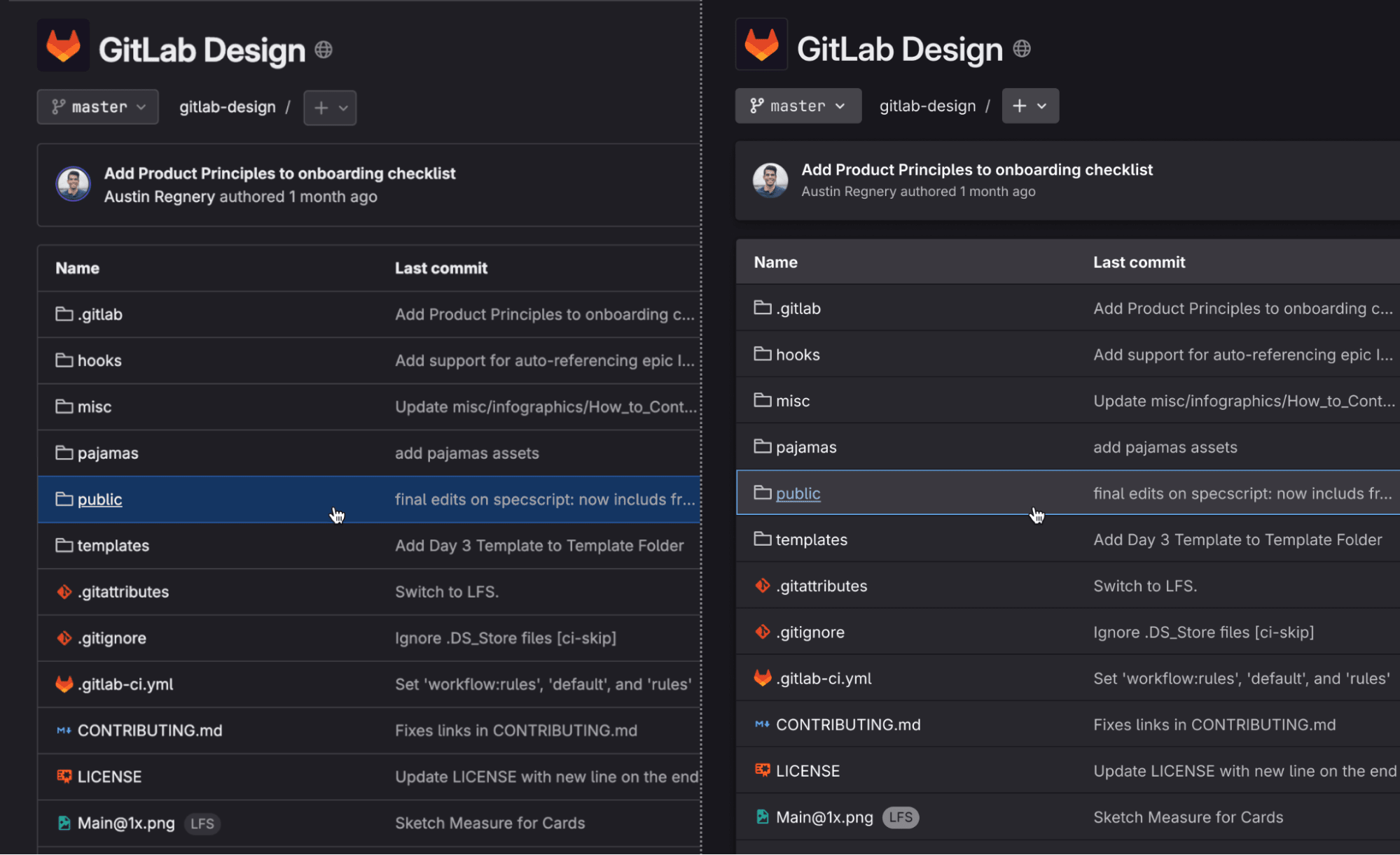 GitLab dark mode is getting a new look